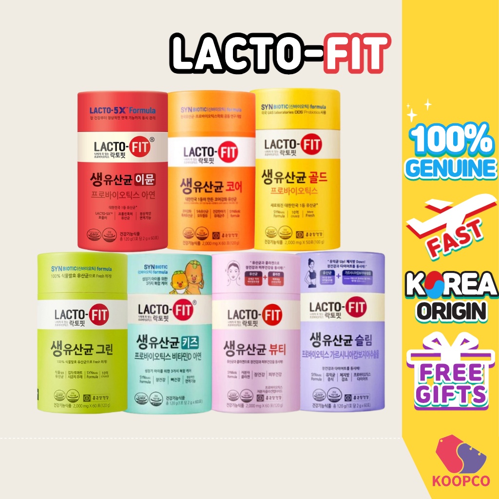 Chong Kun Dang Lacto-Fit Probiotics 7 Types / Gold / Core / Immune ...
