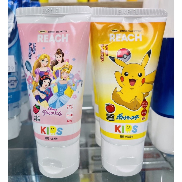 Korea REACH Children's Toothpaste 60g Pikachu (Apple)/Princess ...