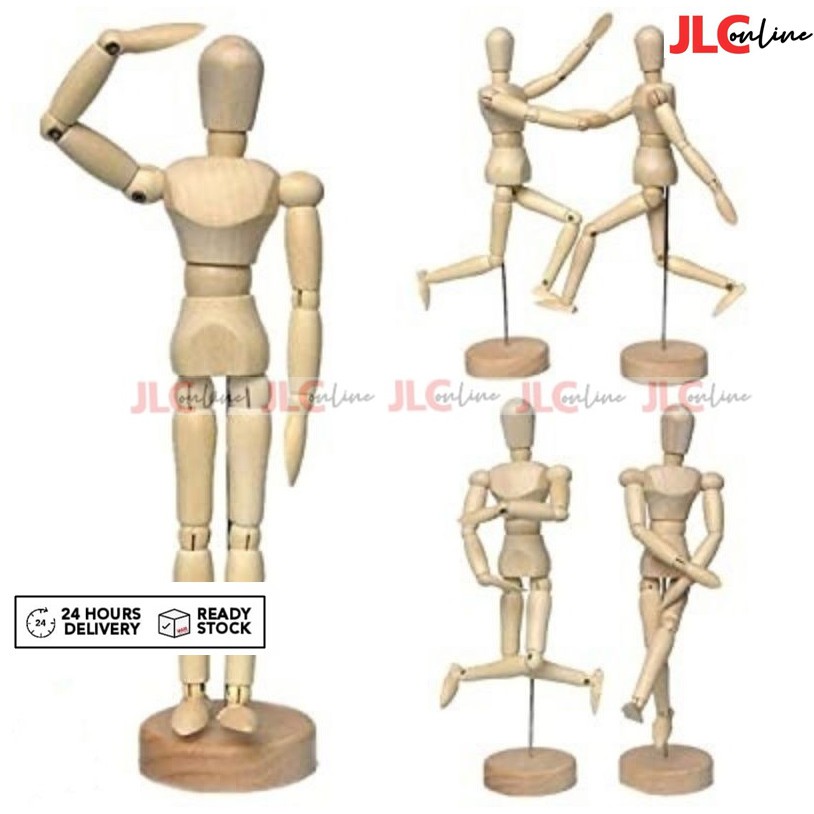 Artists Wooden Manikin Jointed Mannequin, Drawing Model / Drawing The ...