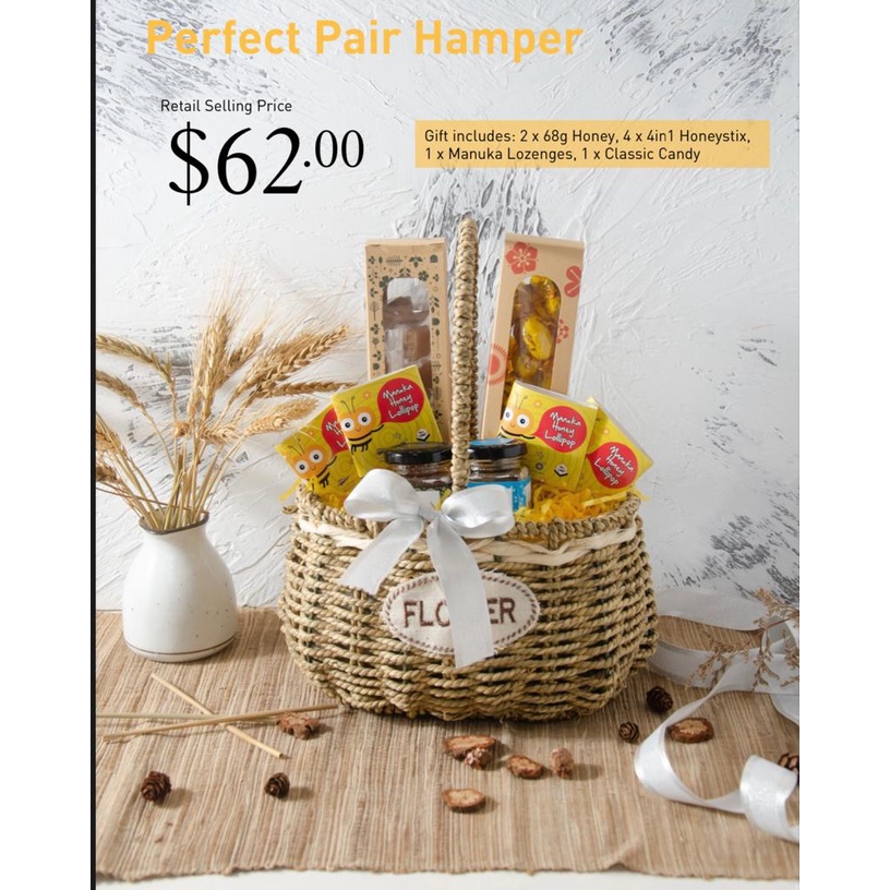 GIFT - HoneyMill Perfect Pair Honey Hamper (Special Packaging) | Shopee ...
