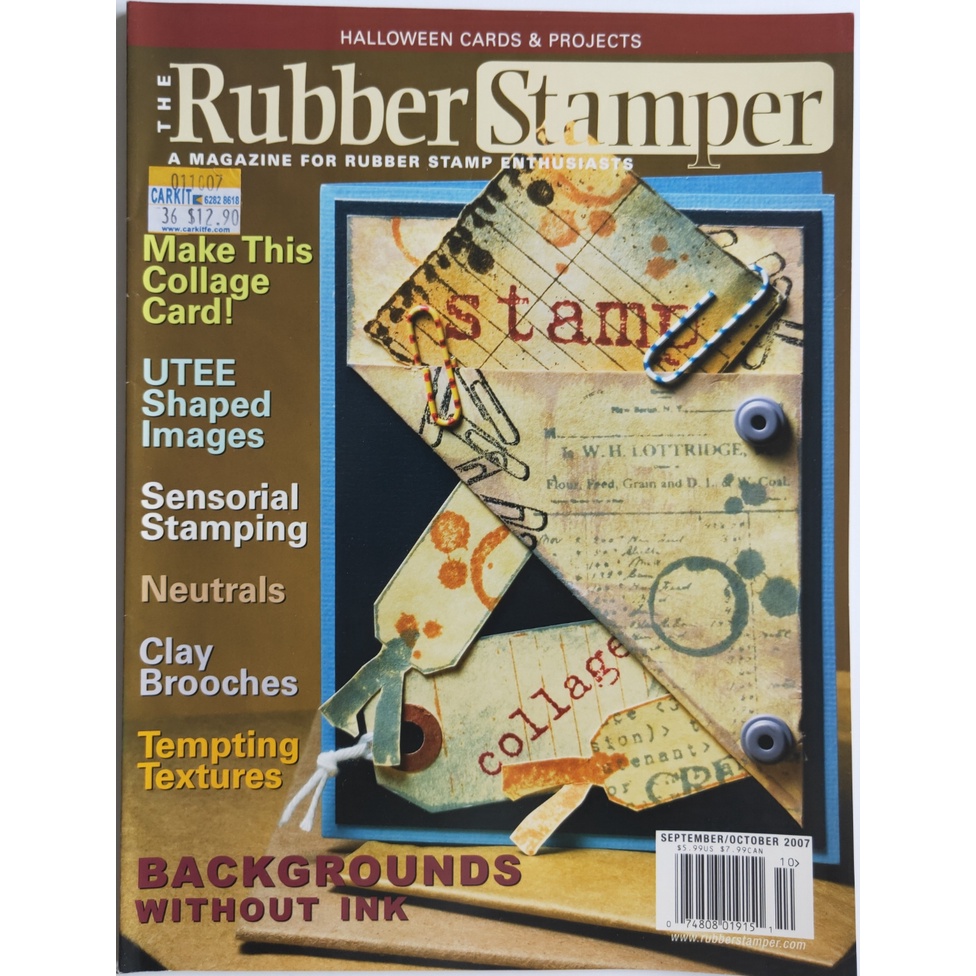 [USED] [RS 1007] Rubber Stamper US (Papercraft Magazine) | Shopee Singapore
