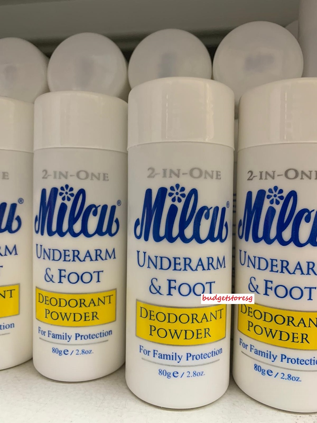 Milcu Underarm & Foot Deodorant Powder For Family Protection - 80g ...