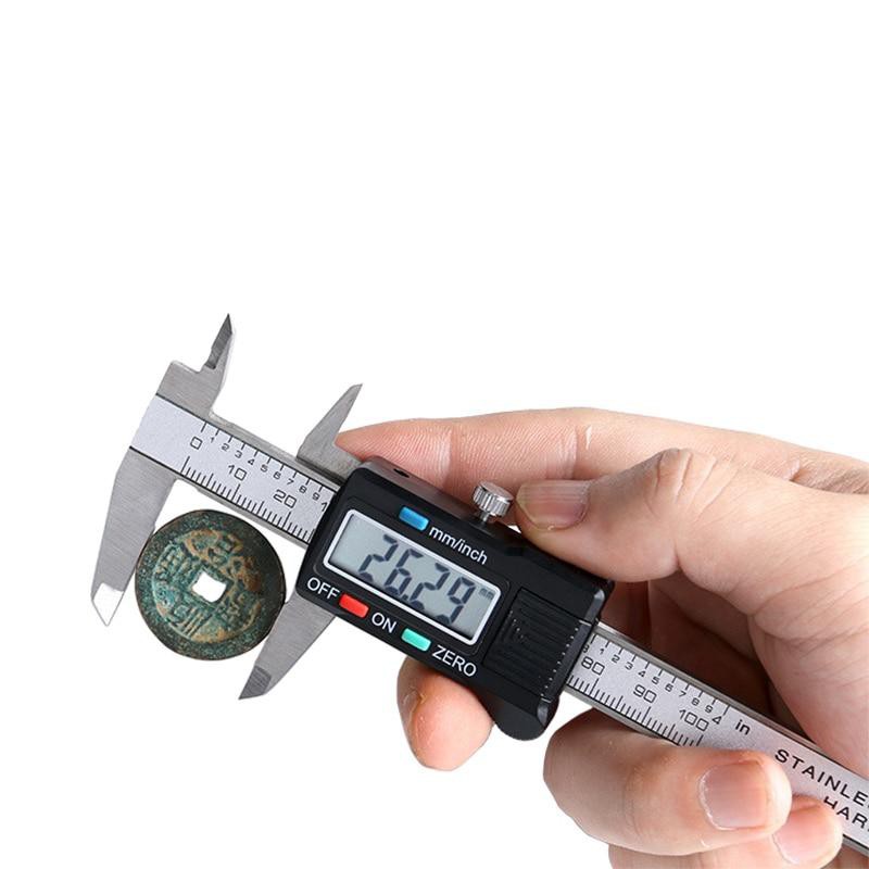 Digital Caliper Measuring Ruler Tool LED Screen Measuring Inside ...