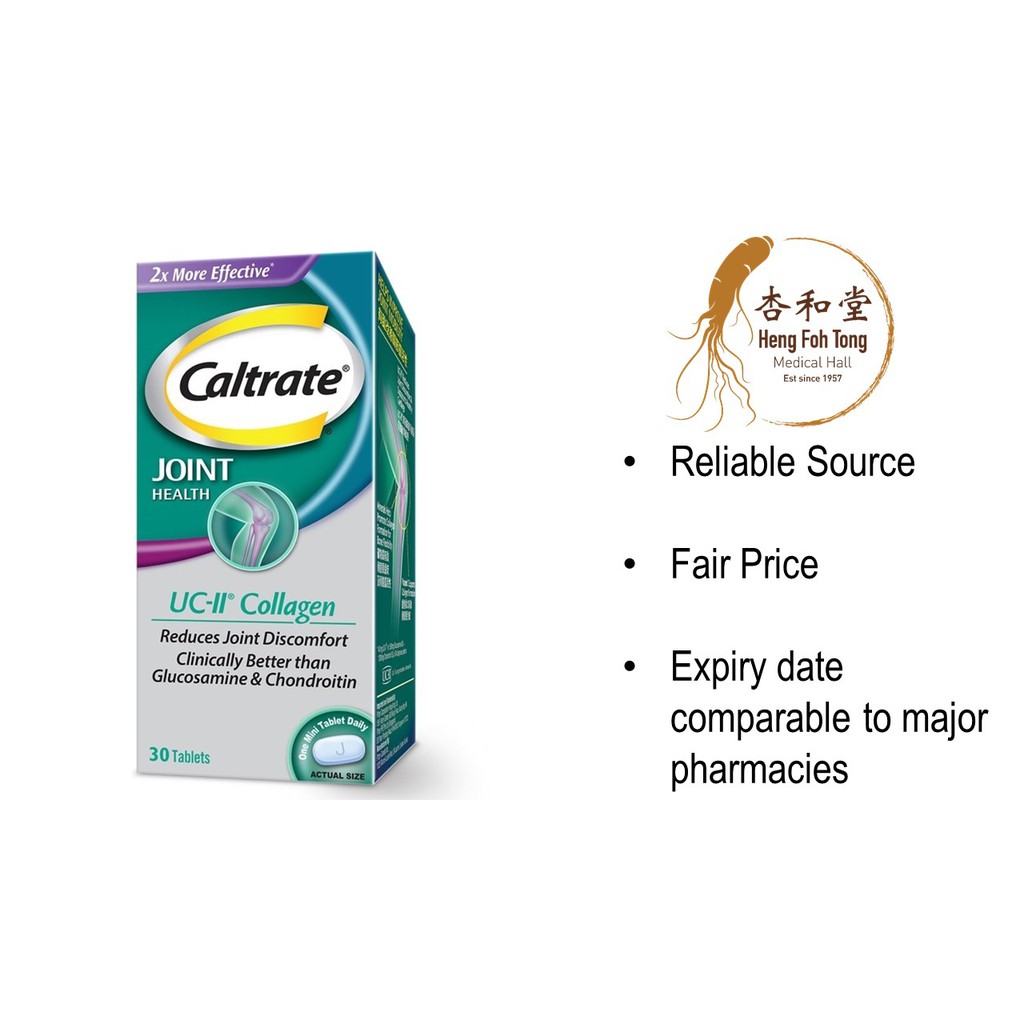 Caltrate Joint UC-II Collagen 30 Tablets | Shopee Singapore