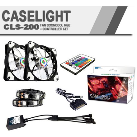 Alseye CLS200 Sooncool RGB Fan Casing + Controller Set | Shopee Singapore