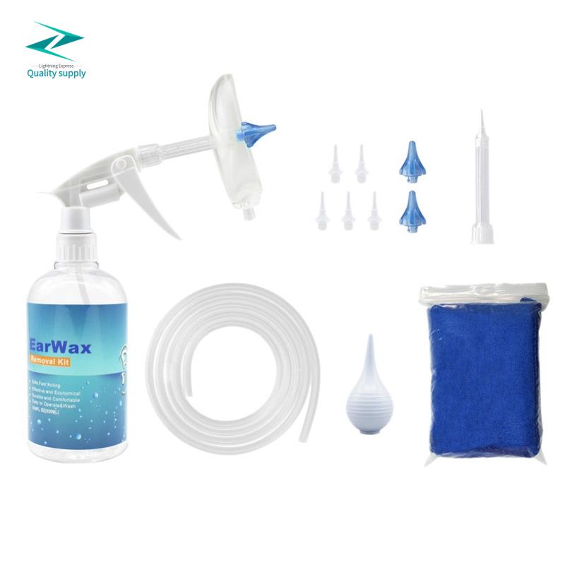 500ML Ear Irrigation Cleaning Kit Ear Wax Removal Kit with Ear Washing ...
