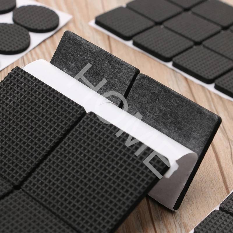 Thickening Self Adhesive Furniture Leg Feet Rug Felt Pads Anti Slip Mat ...
