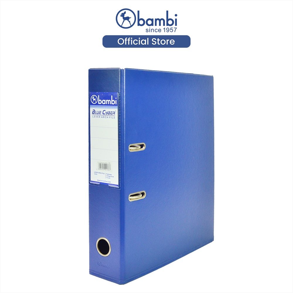 Bambi PVC Lever Arch File FC/F4 75 mm (3 inch) – 1010 | Shopee Singapore