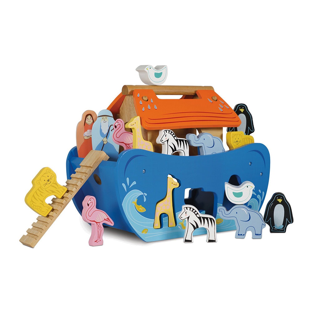 CLEARANCE Le Toy Van Wooden Noahs Ark Shape Sorter (DENTED BOX ...