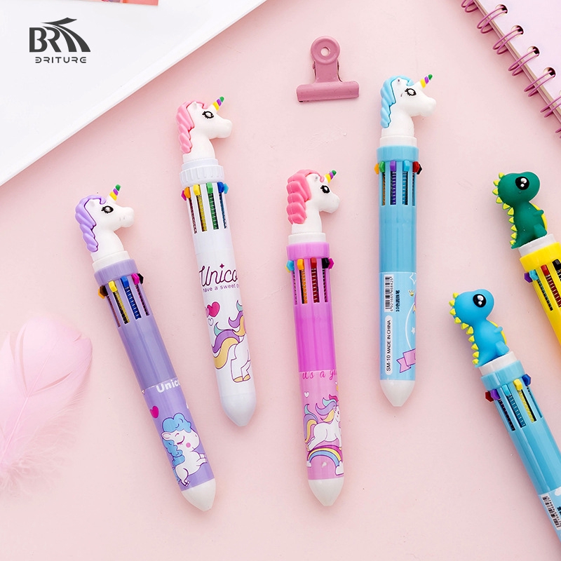 Ten Color Ballpoint Pen Creative Writing Tool Student Graffiti ...