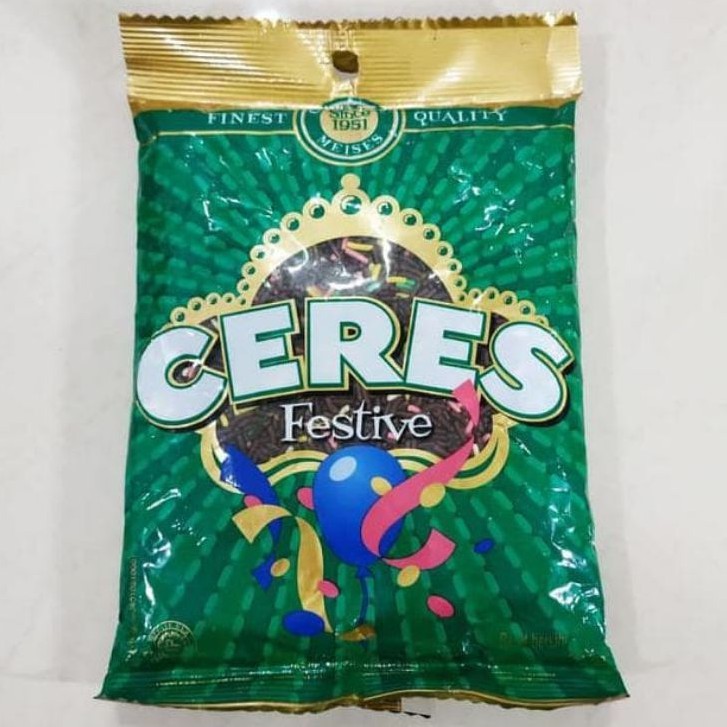 Hagelslag Meses Ceres Festive, Meises Chocolate Rice Indonesia 225 g ...