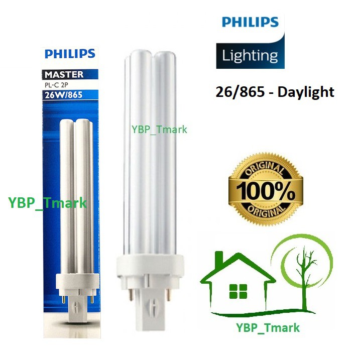 Philips 26W PLC tube (D/L) – 26W/865 @YBP_Tmark | Shopee Singapore