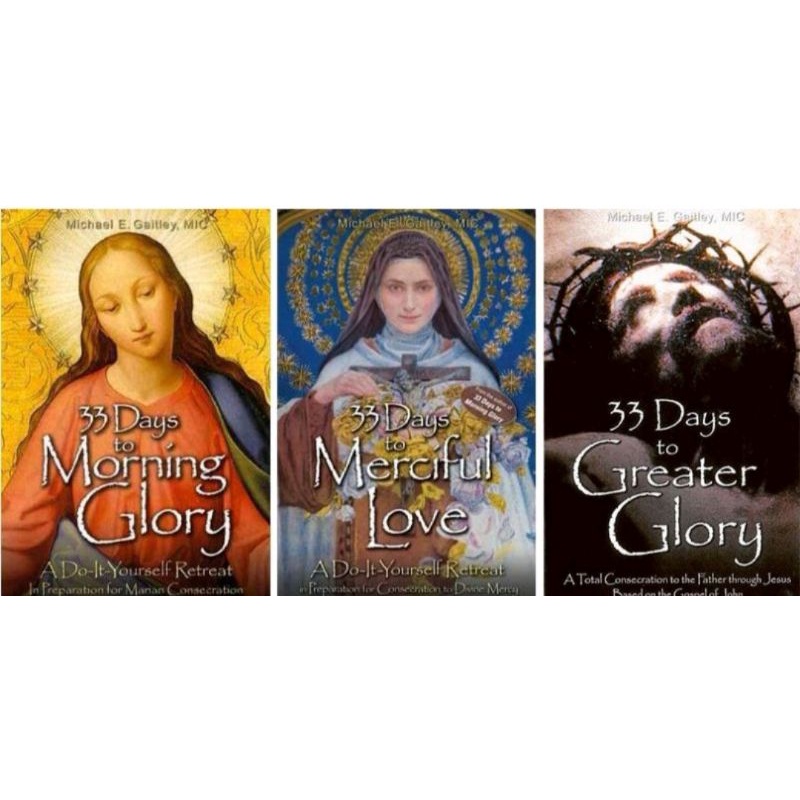 33 Days To Morning Glory/ Greater Glory/ Merciful Love | Shopee Singapore