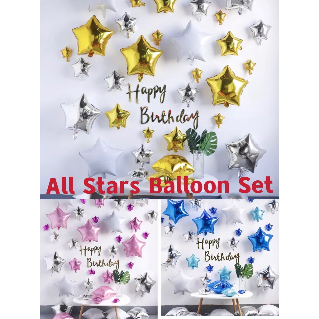 SG Ready Stock | Fast Delivery | All star happy birthday decoration ...