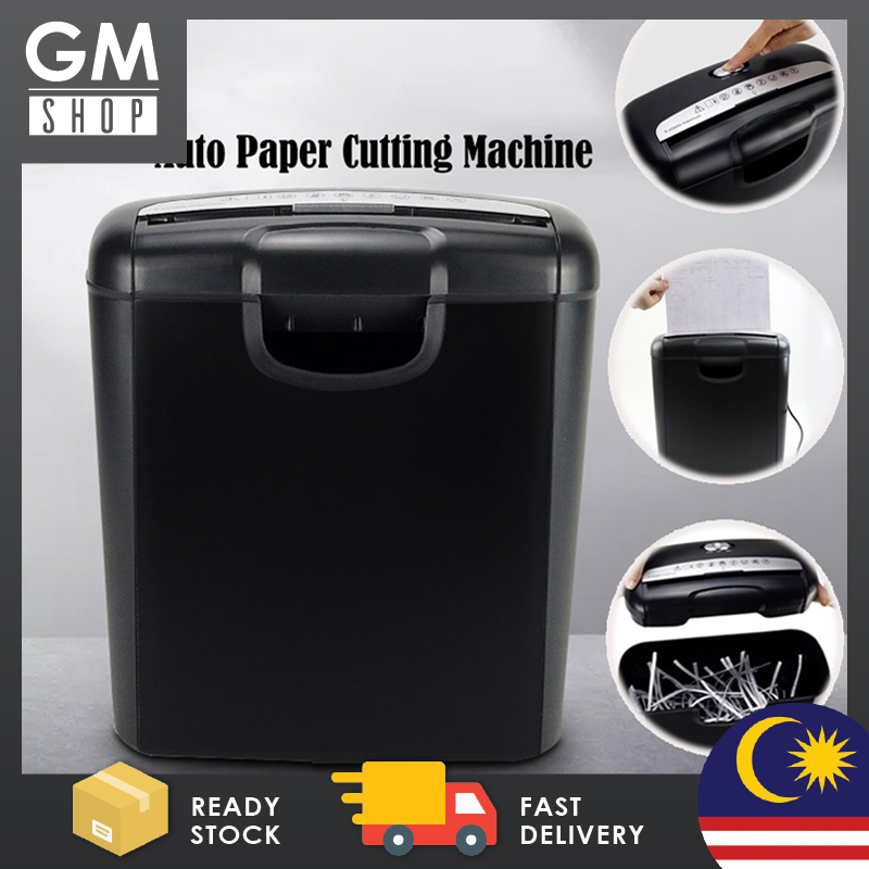 GMSHOP Paper Cutting Machine Straight Cut Paper Shredder 6 Strip Cut ...