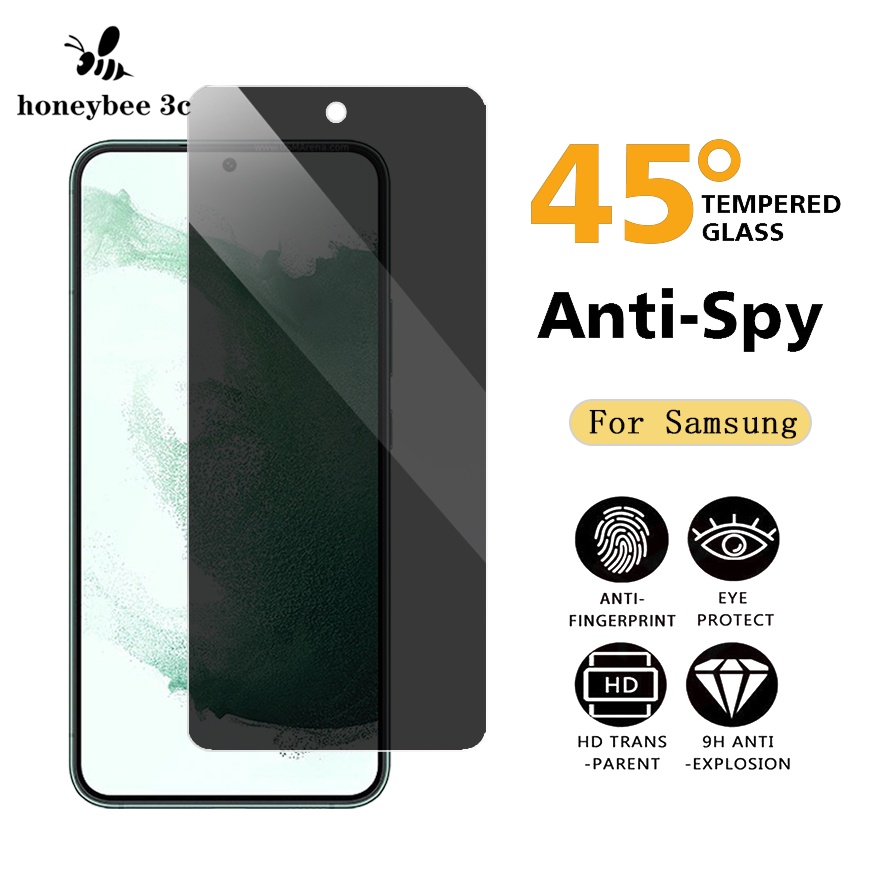 Anti-Spy Privacy Tempered Glass Samsung S24 Plus S23 S21 S20 Fe S22 ...