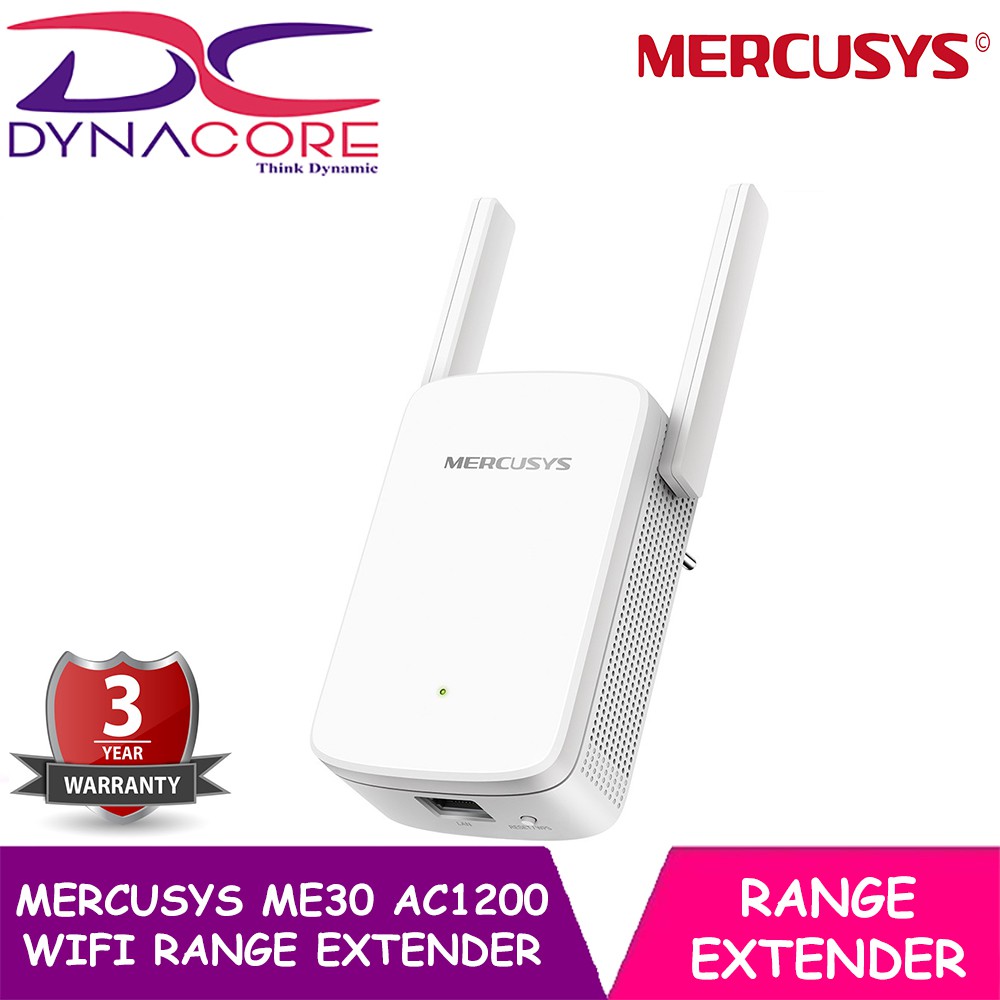 DYNACORE - Mercusys ME30 AC1200 WiFi Range Extender( Powerd By Tp-Link ...
