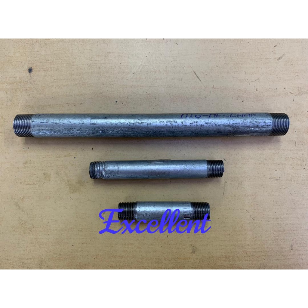 Gi SHort Pipe/Iron SHort Pipe (1/2" & 3/4" & 1") | Shopee Singapore