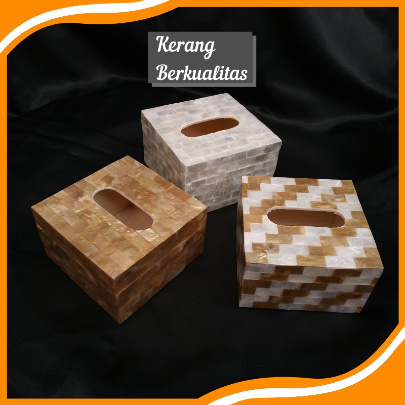 Small Capiz Shell Tissue Box Tissue Box Elegant Unique Shell Tissue ...