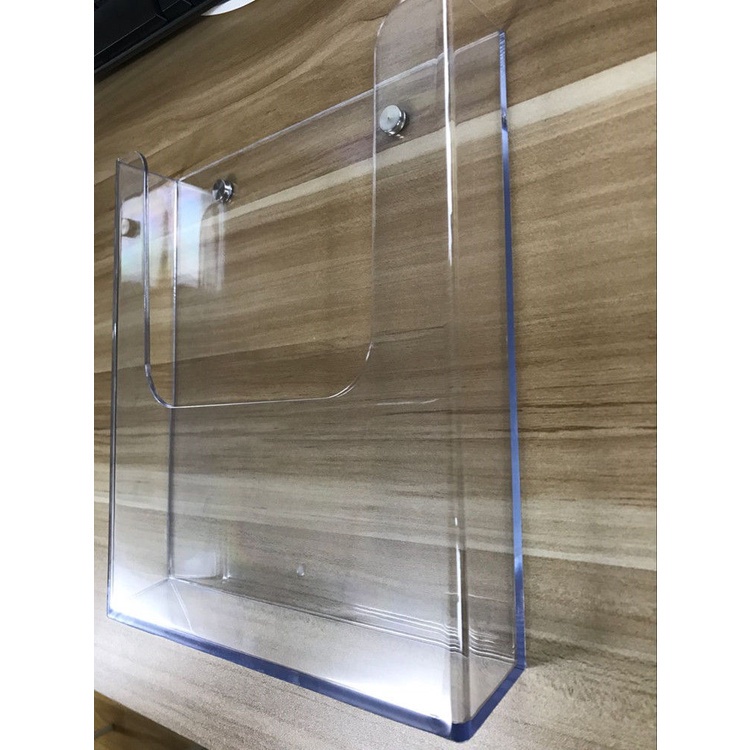 A4 Wall-Mounted Box Acrylic Display Stand Company Promotion Catalogue ...