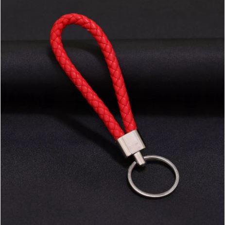 [SG READY STOCK] Braided Rope Keychain Metal Key Ring Key Holder Key ...