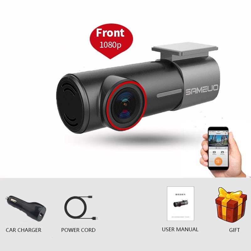 U700 Sony IMX FHD Car Recorder Dashcam WiFi Front Rear Camera 1440P ...