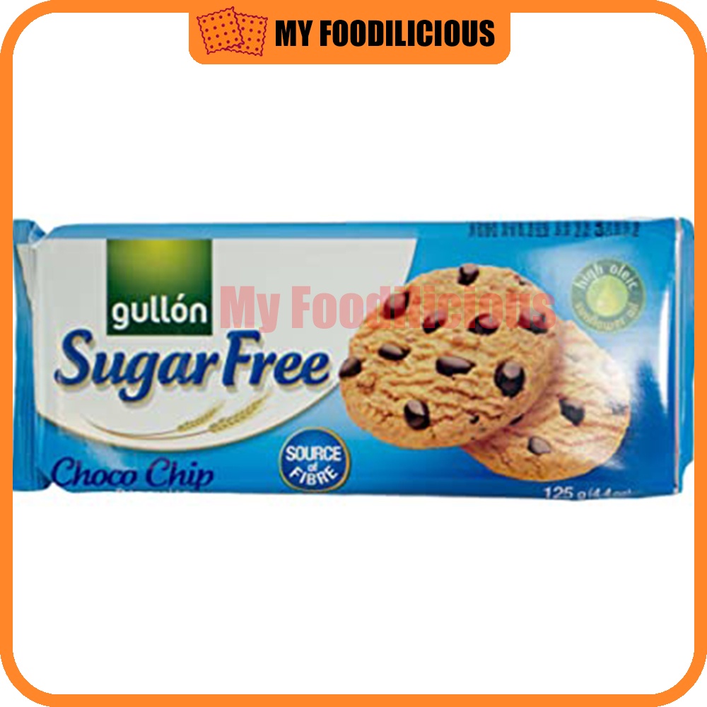 Gullon Sugar Free Biscuits Chocolate Vanilla Wafer Choco Chip Fibre ...