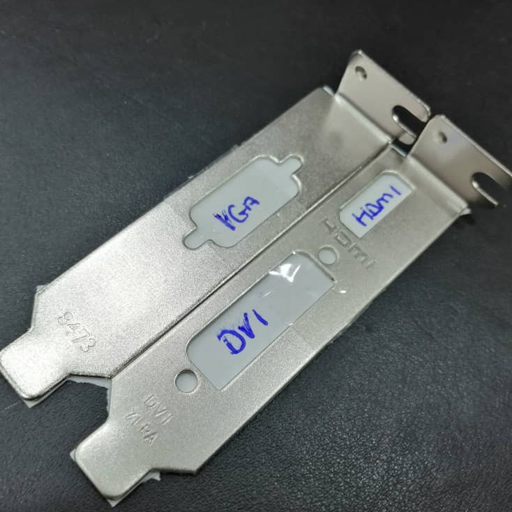 8cm VGA DVI HDMI Port Expansion Low-Profile Bracket for NVIDIA AMD ATI ...