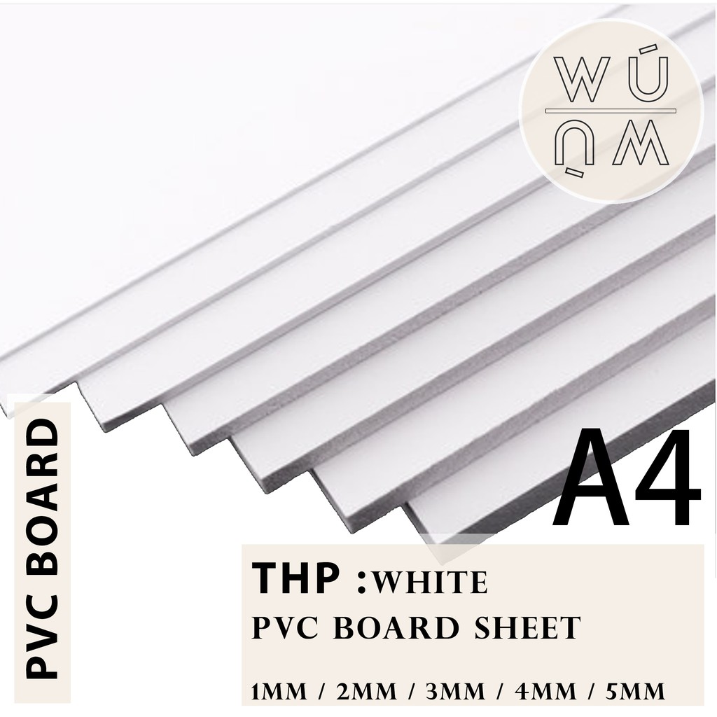 [Ready Stock] A4 PVC Board Model Making Material 1mm to 5mm | Shopee ...