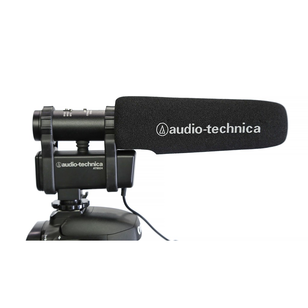 Audio-Technica AT8024 Stereo/Mono Camera-Mount Microphone | Shopee ...