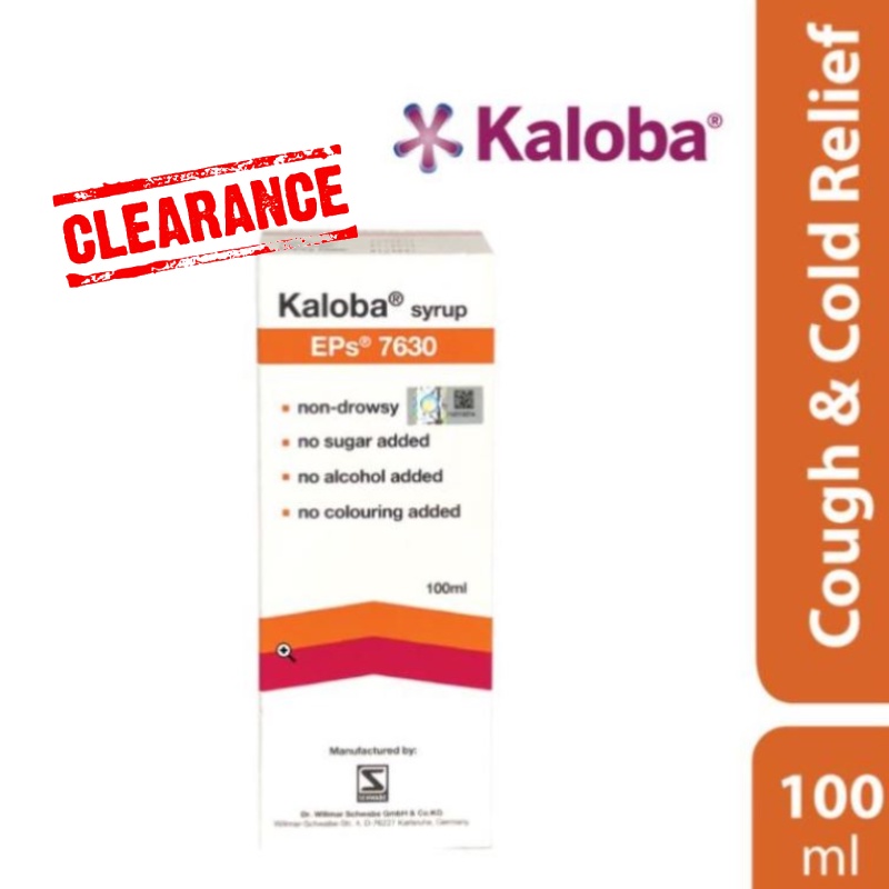 KALOBA Pelargonium Cough & Cold Relief Syrup (direct from KALOBA SG ...