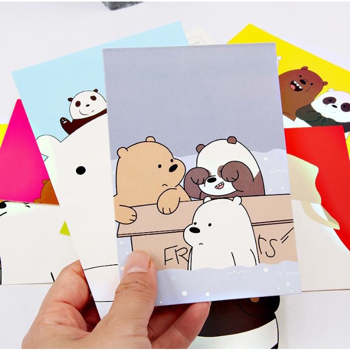 [Local SG] We Bare Bears Mini Notebook | Small Book | Goody Bag ...