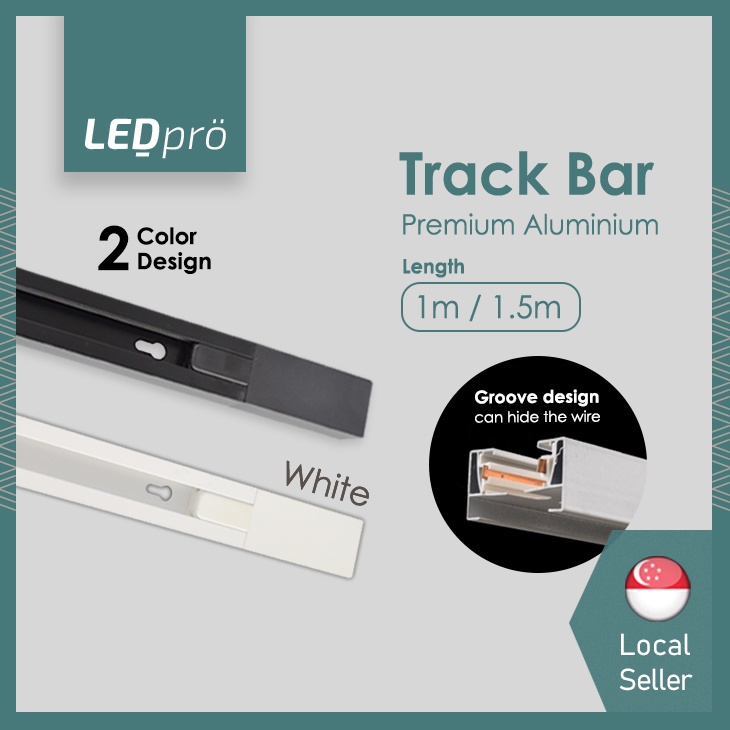 LED PRO LED LIGHT Open Groove Aluminum Track 1M/1.5M for LED Track ...