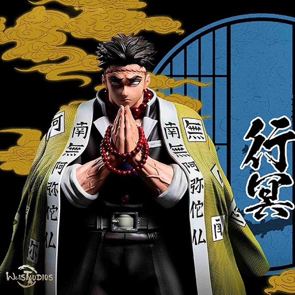 Demon Slayer Action Figure Gyomei Himejima Kimetsu No Yaiba PVC Model ...