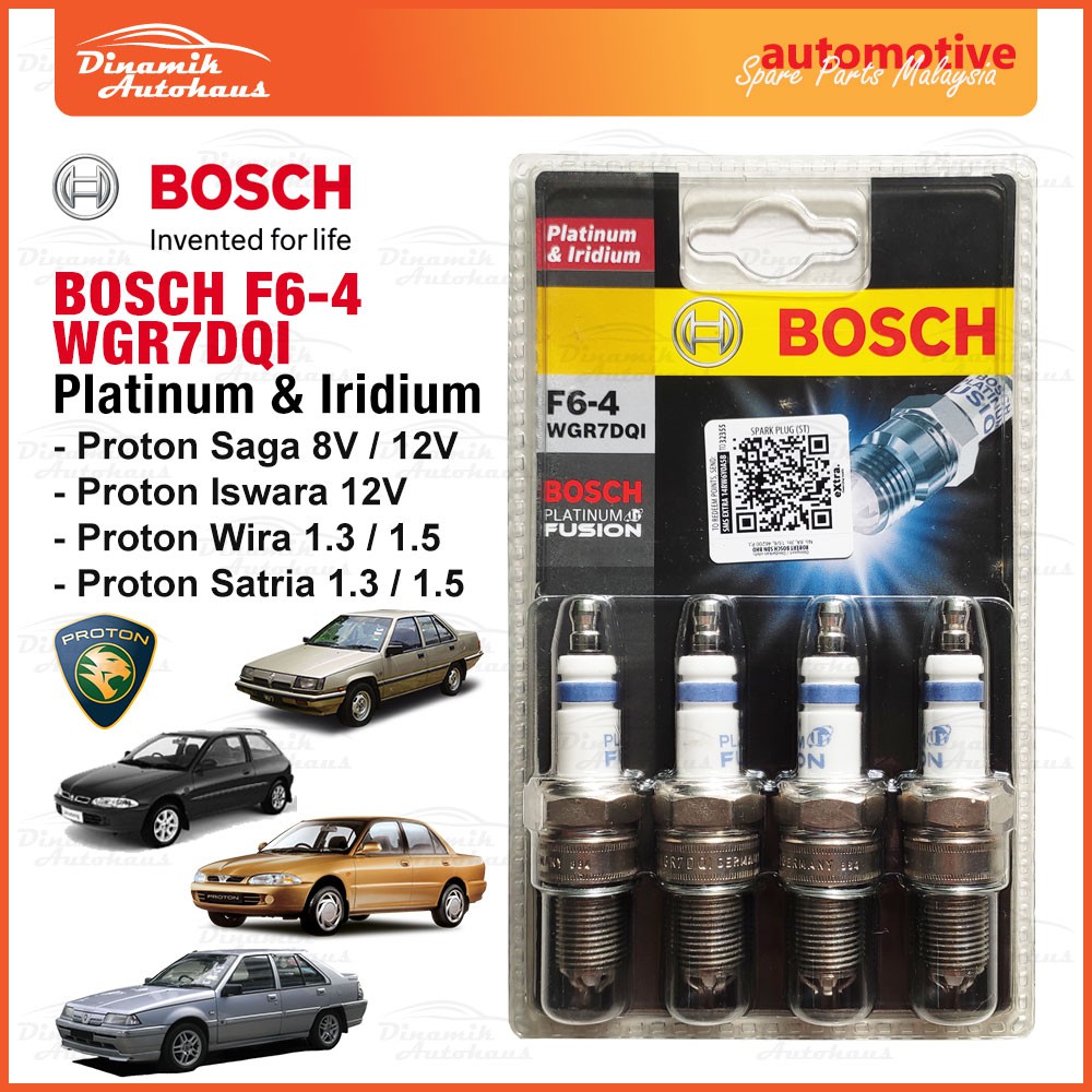 Proton Saga / Iswara / Wira / Satria Car Spark Plug Bosch Platinum ...