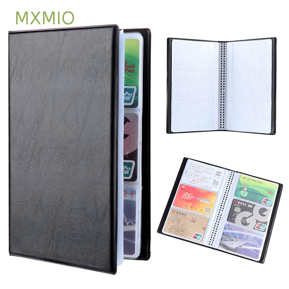 MXMIO Simple Business Cards Organizer Multifunction Card Holder Leather ...