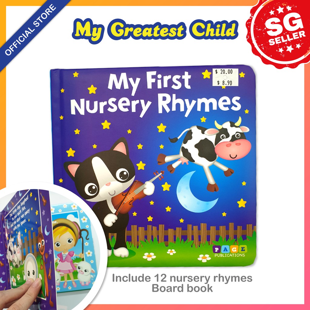 [Ready Stock] (Aged 1-3) My First Nursery Rhymes - Children Padded ...