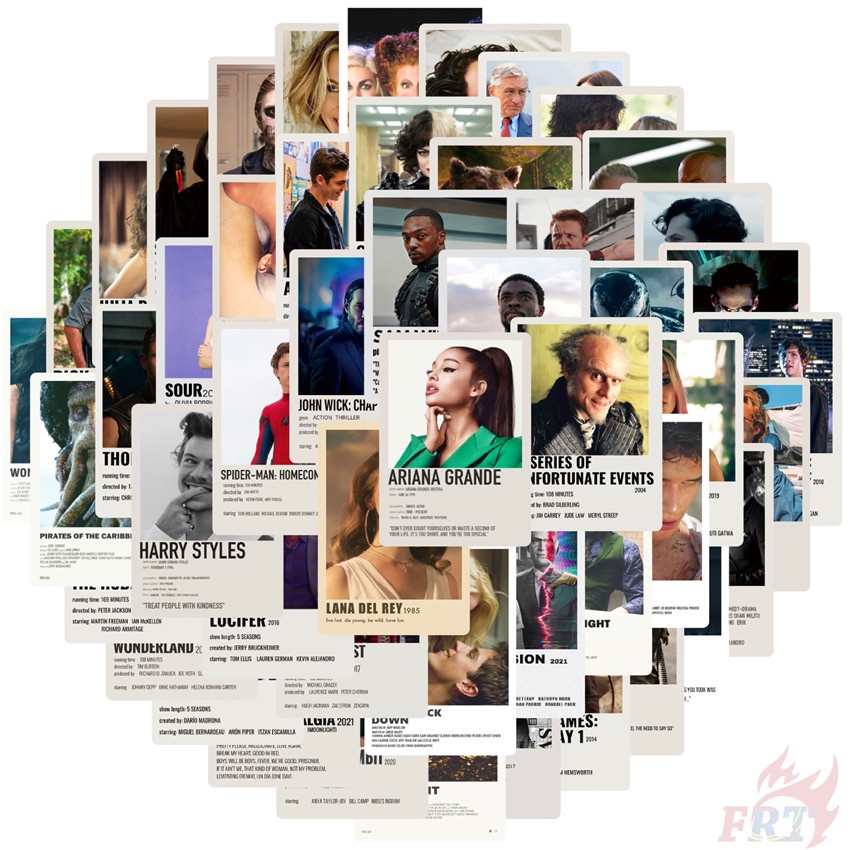 50Pcs/Set Mixed Classical Poster Cover Series 01 Movies & Music Album ...