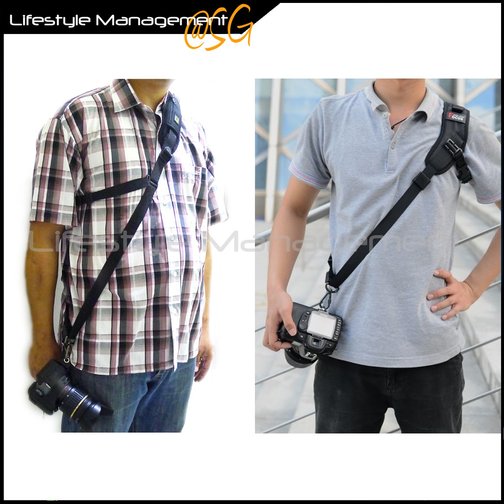 DSLR Camera S-Curve Ergonomics Quick Release Shoulder Sling Strap ...