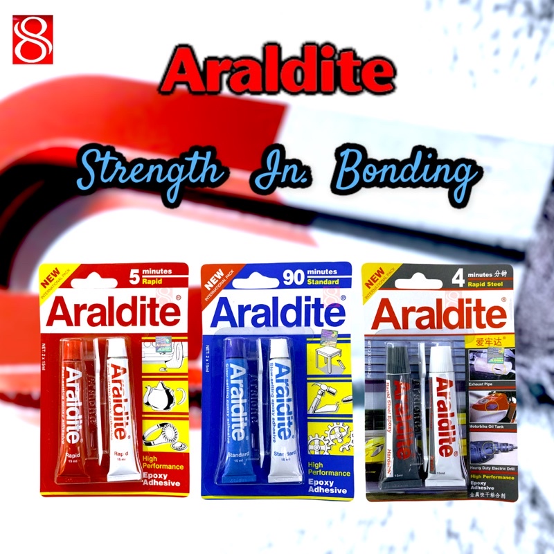 Araldite high performance epoxy adhesive/Rapid steel/Rapid/Standard ...