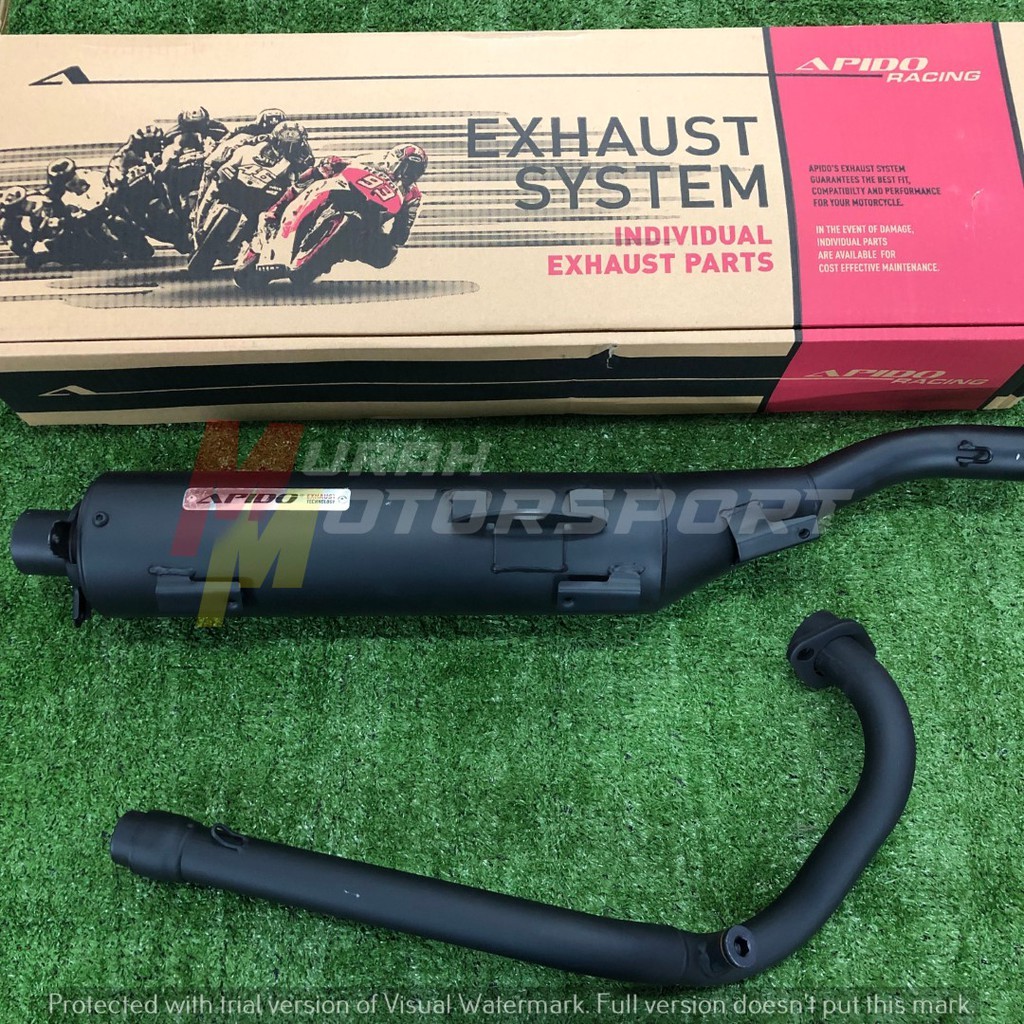 Apido Racing Exhaust Y15ZR V1-V2 Standard Open 32mm | Shopee Singapore