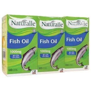 Naturalle Fish Oil 1000mg x 3 Pack ( 100 Capsules ) | Shopee Singapore