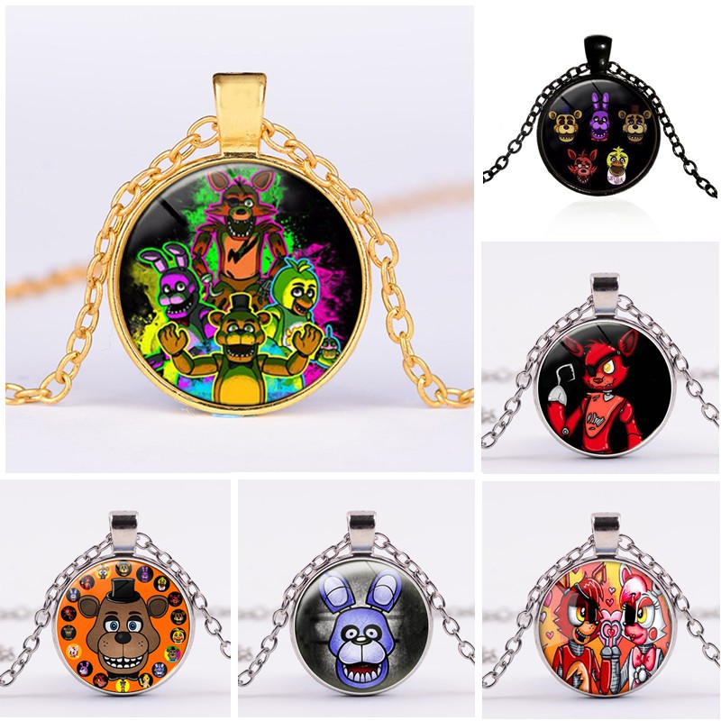 【Ready Stock】Anime Five Nights At Freddy Keychains Alloy Freddy Fazbear ...