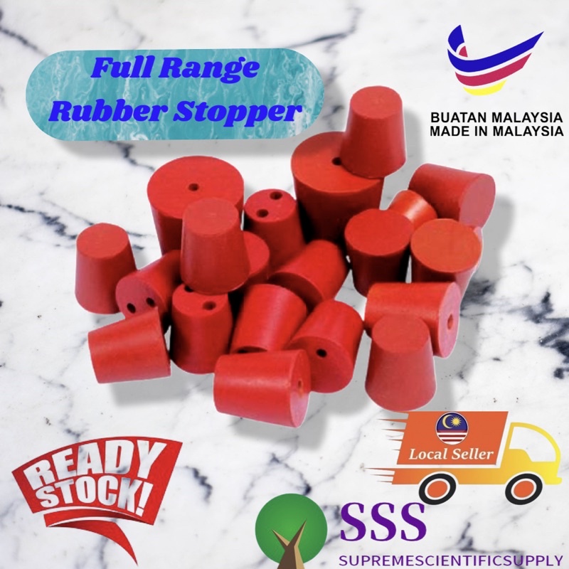 Rubber Stopper for Laboratory (Full Range of Sizes) | Shopee Singapore