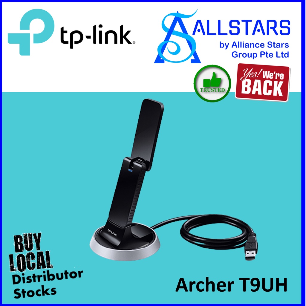 TPLINK / TP-Link Archer T9UH AC1900 High Gain Wireless Dual Band USB ...