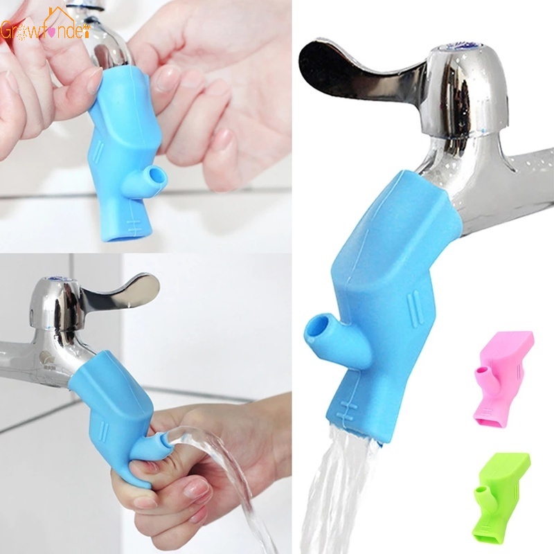 Candy Color Silicone Faucet Extender Kids Friendly High Elasticity ...