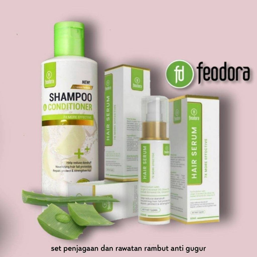 Feodora Shampoo & Conditioner, Treats Hair Loss, Dandruff, Itchy Scalp ...