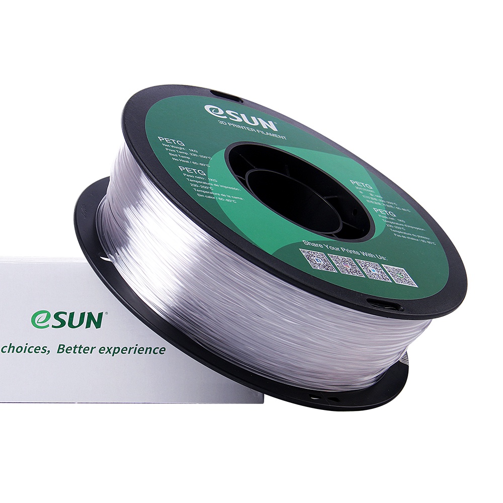 eSun PETG 1.75mm 1KG 3D Printer Filament Printing Material FDM ...