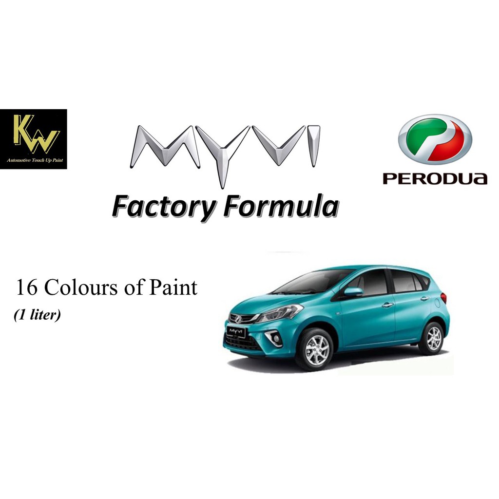 Perodua Myvi Paint, 16 Colours (1 Liter) | Shopee Singapore