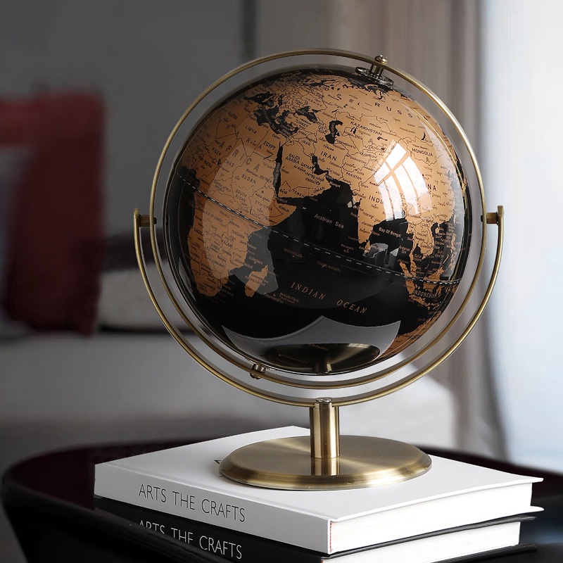 32cm Large HD standard World Globe Vintage globe Nordic Ornaments Light ...